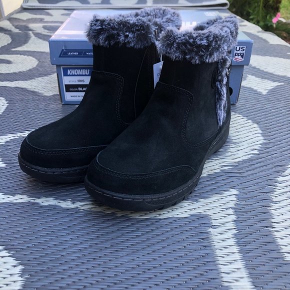 Khombu | Shoes | Nwt Khombu Womens Iris Winter Snow Boots Black 7 ...